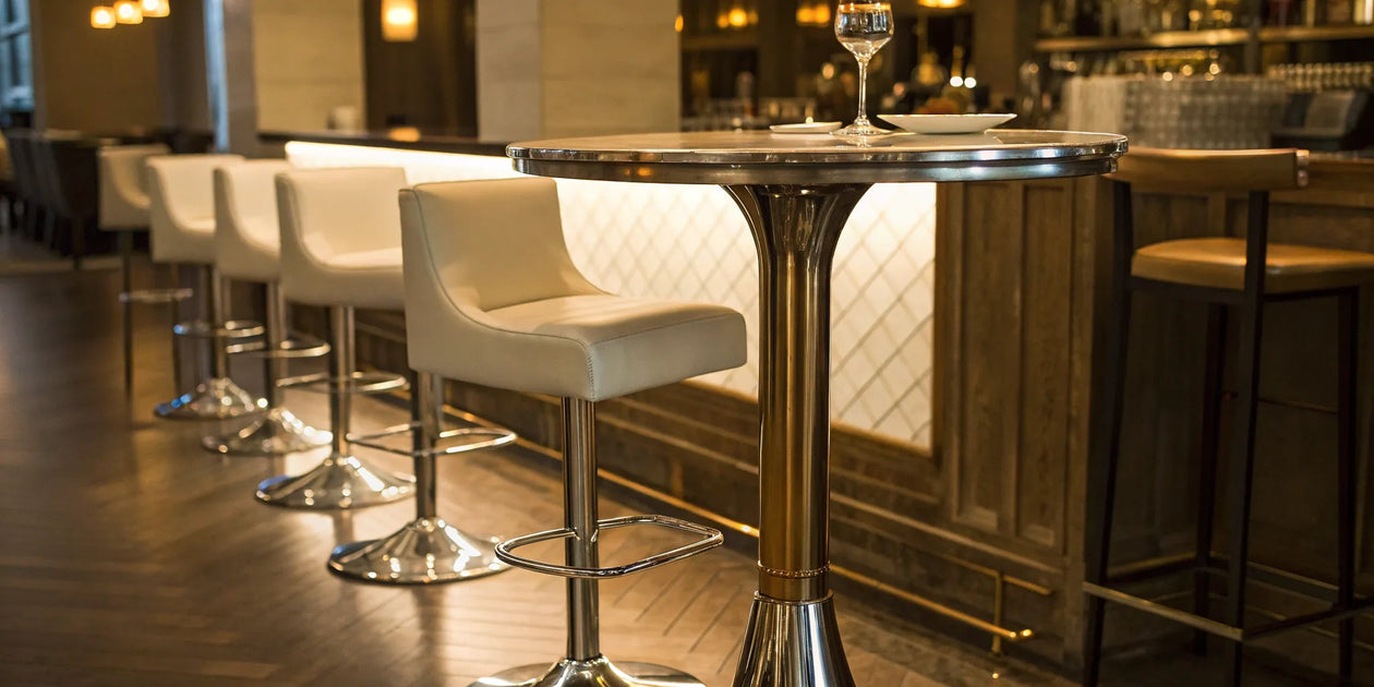 Bar Table Dimensions: Height, Size & Layout — The Restaurant Warehouse