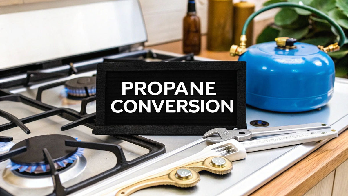 How to Convert Natural Gas Range to Propane – Easy DIY Guide — The ...