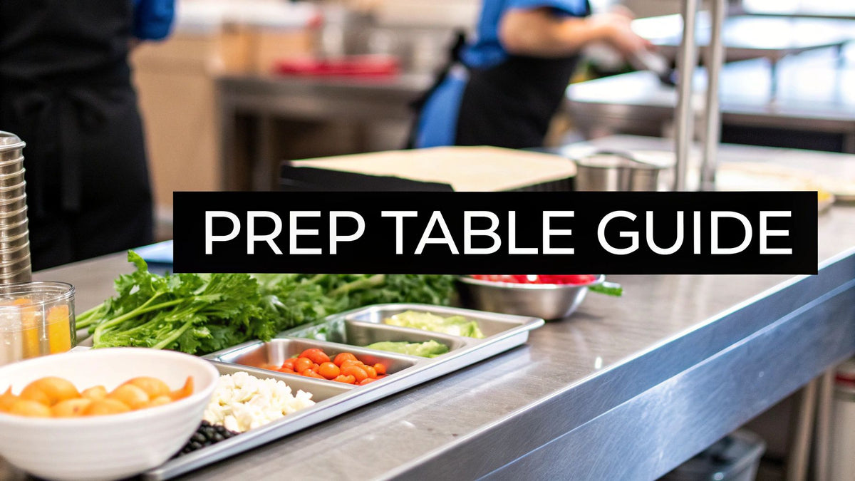 Your Guide to the Best Restaurant Prep Table