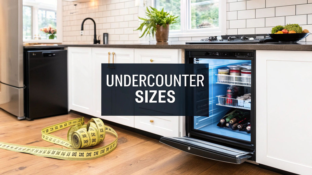 A Complete Guide to Undercounter Refrigerator Sizes — The Restaurant ...