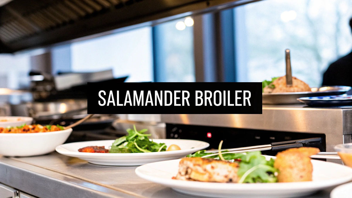 Explore what is a salamander in cooking: The powerful overhead broiler