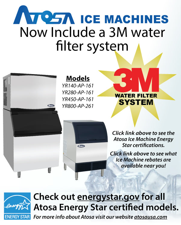 Atosa Ice Machines | Ice Maker — The Restaurant Warehouse